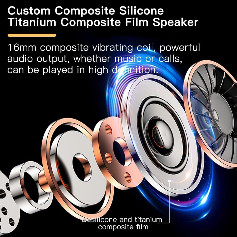 GMABCD JM13 Ows Hanging Earphones 5.4 Bluetooth , Air Conduction Wirel ...